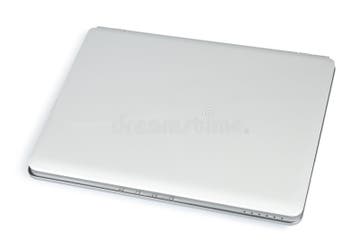 Closed White Laptop stock photo. Image of closeup, electronic - 7793576