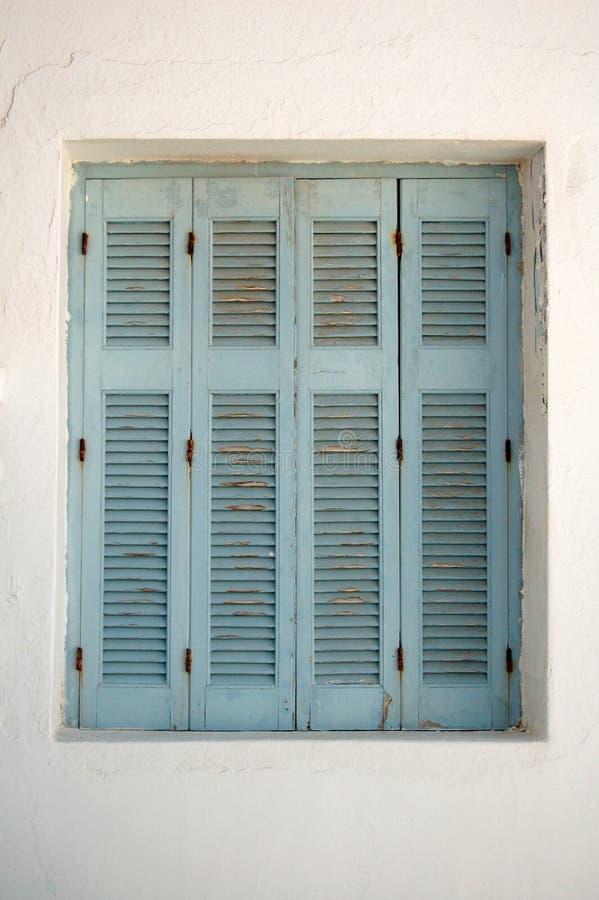 Closed Window and View To Sea Stock Image - Image of beach, cityscape ...