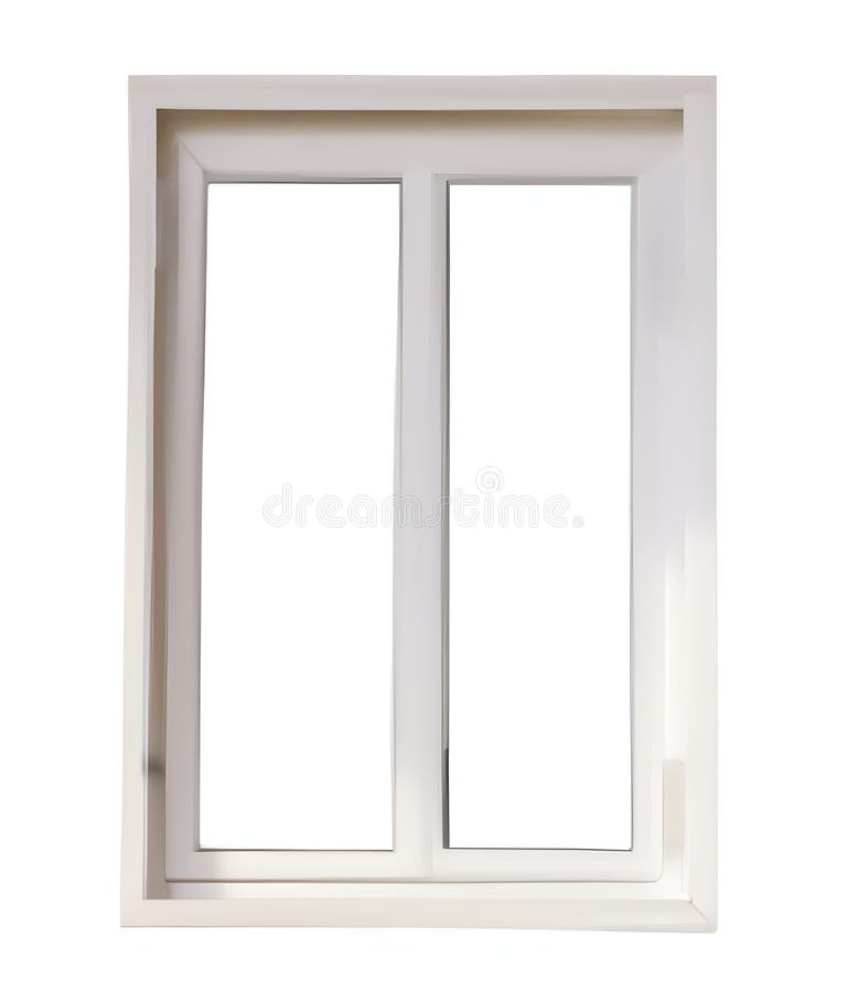 Closed Window Frame. Generative AI Stock Illustration - Illustration of ...