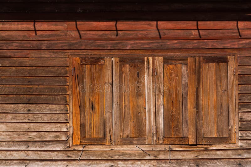Closed windows stock photo. Image of decor, simple, wooden - 32162136