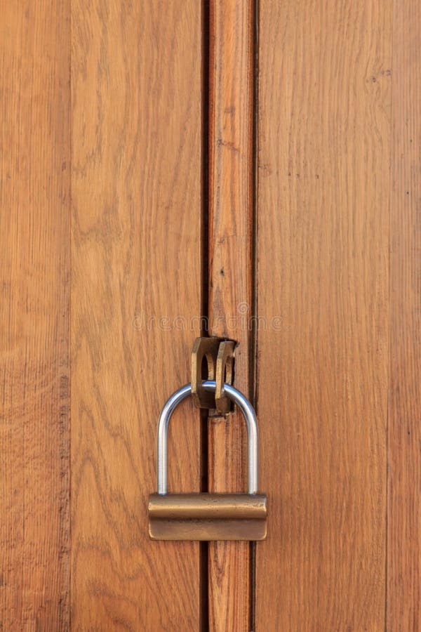 Closed wooden object stock photo. Image of privacy, secure - 35494520