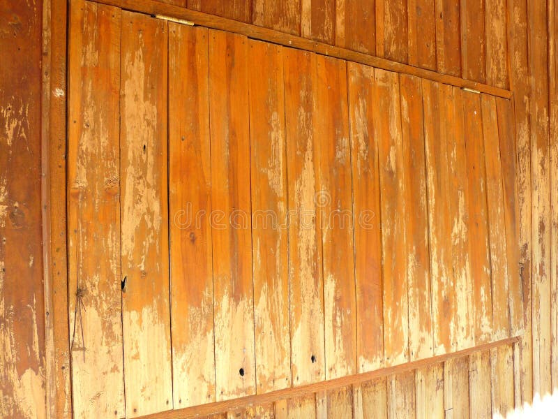 Closed Wooden Window for Texture and Background Stock Photo - Image of ...