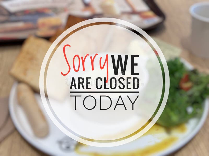 We are closed word signage stock image. Image of vintage - 356076929