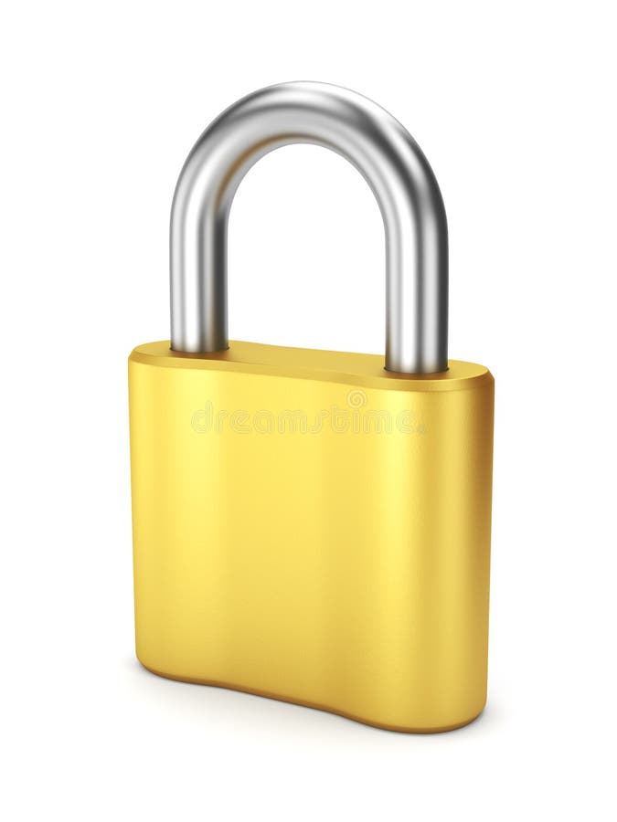 Lock stock illustration. Illustration of closed, stop - 3376288