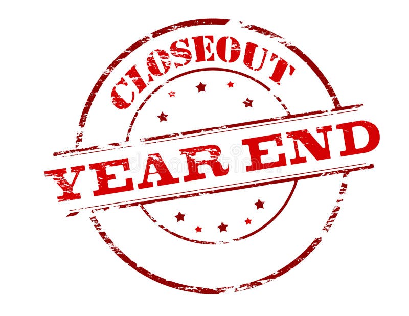 Closeout year end stock vector. Illustration of miscellaneous - 82296042