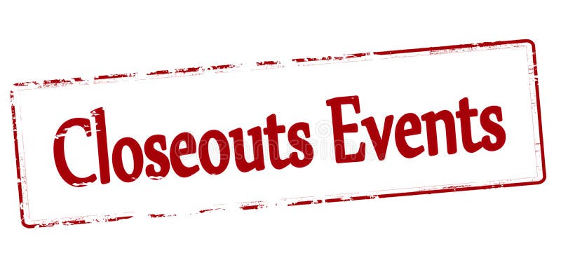 Closeouts Events Stock Illustrations – 3 Closeouts Events Stock ...
