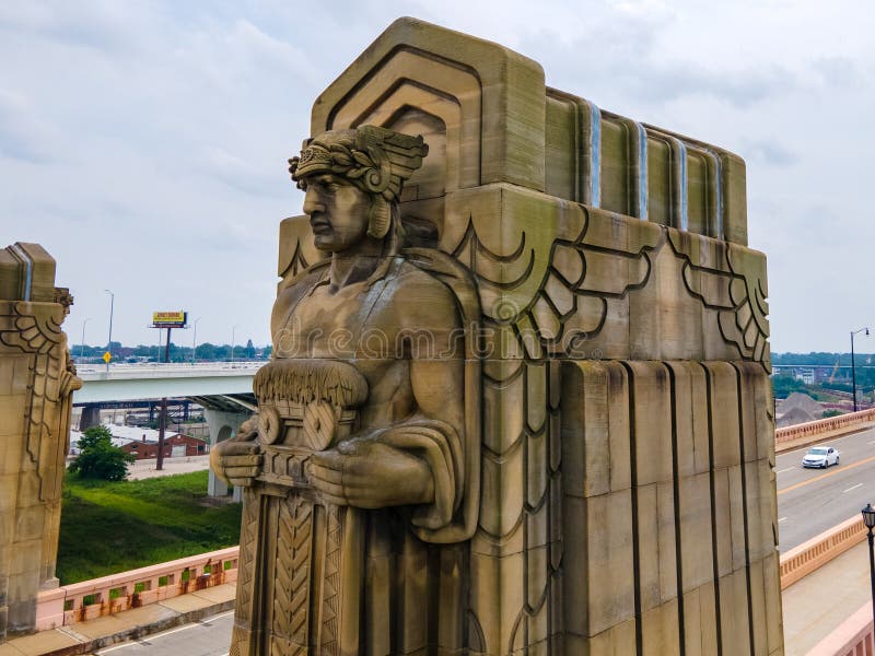 Cleveland Bridge Guardians Stock Photos - Free & Royalty-Free Stock ...