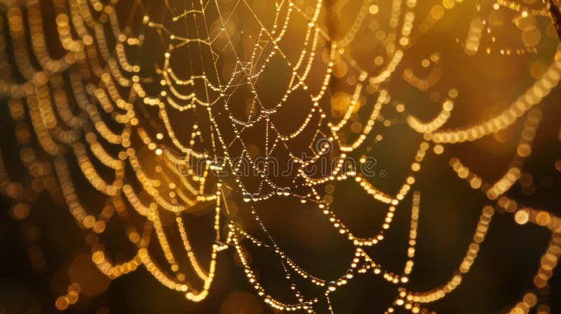 A Closer Look at a Dewcovered Spider Web Reveals a Dazzling Array of ...