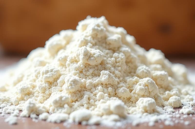 Closer Look at Organic Bread Flour Stock Illustration - Illustration of ...