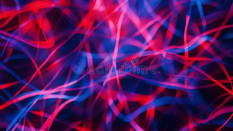 A Closer Look Reveals a Complex Network of Thin Blue and Red Lines a ...