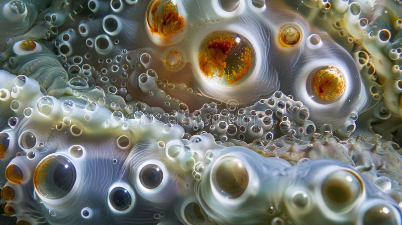 A Closer Look Reveals the Tiny Bubbles Ped within the Brinicle Adding ...