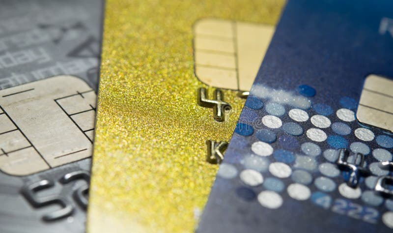 Closer Up Credit card stock photo. Image of account, debt - 44526012