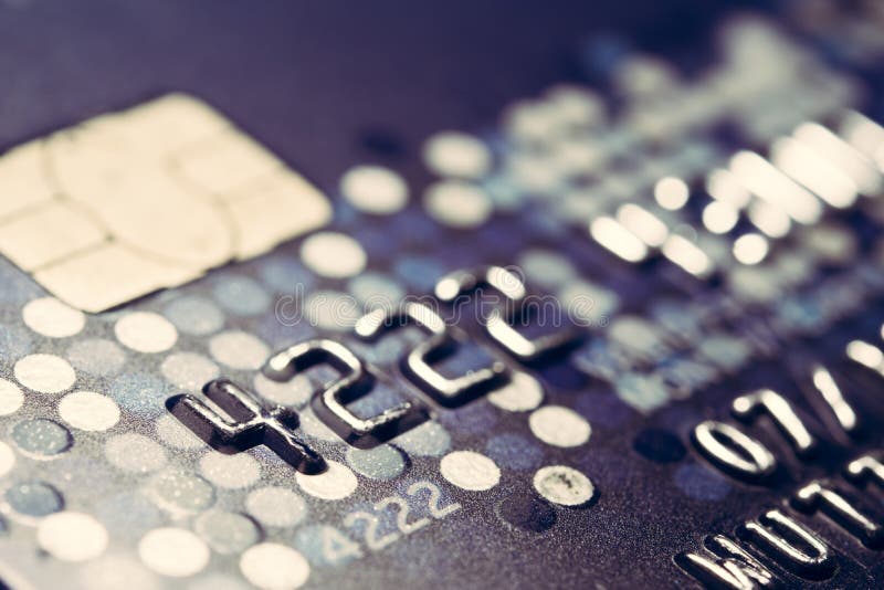 Closer Up Credit card stock photo. Image of bank, number - 44526044