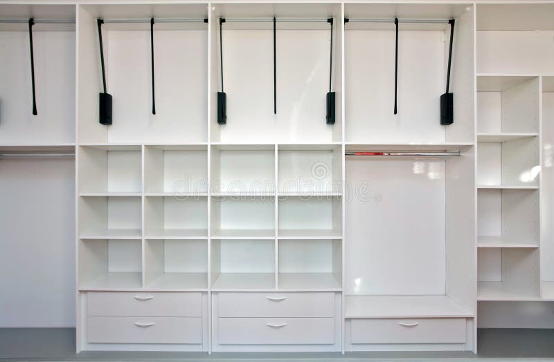 Walk-in closet stock image. Image of molding, interior - 8790335