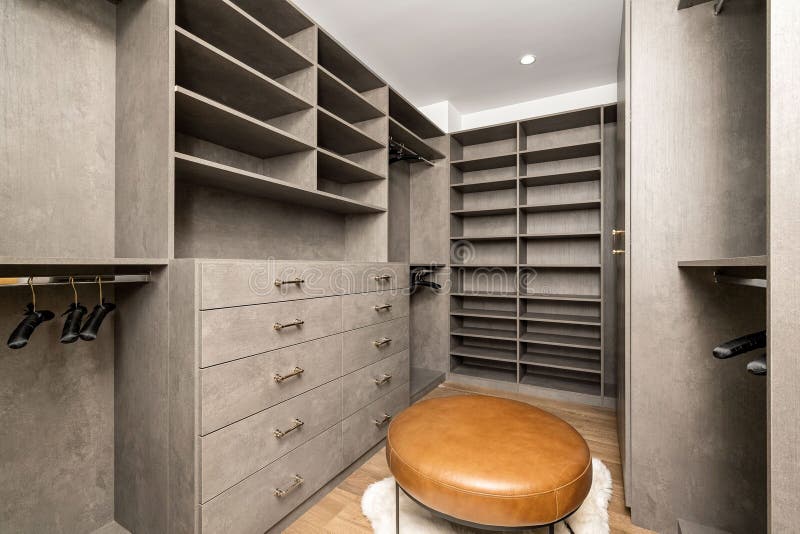 The Closet with the Chair in it is Clean and Organized Editorial Stock ...