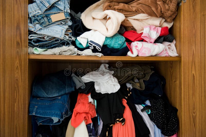Messy Closet stock image. Image of closet, disorganized - 1274813
