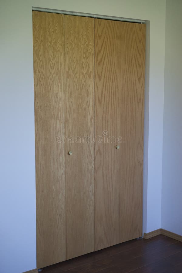 Closet Doors stock photo. Image of office, house, floor - 74468532