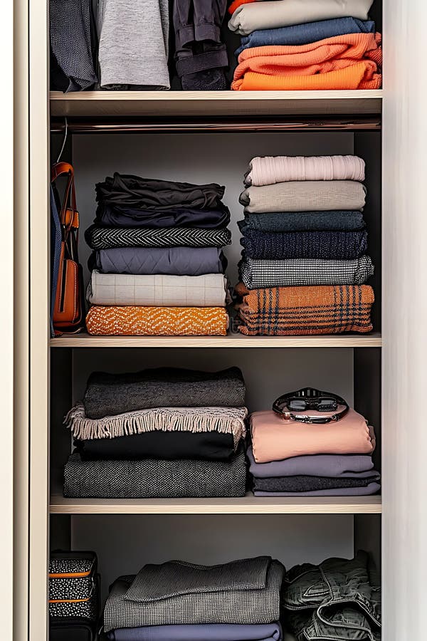 Closet Full Clothes Mix Colors Patterns Stock Photos - Free & Royalty ...