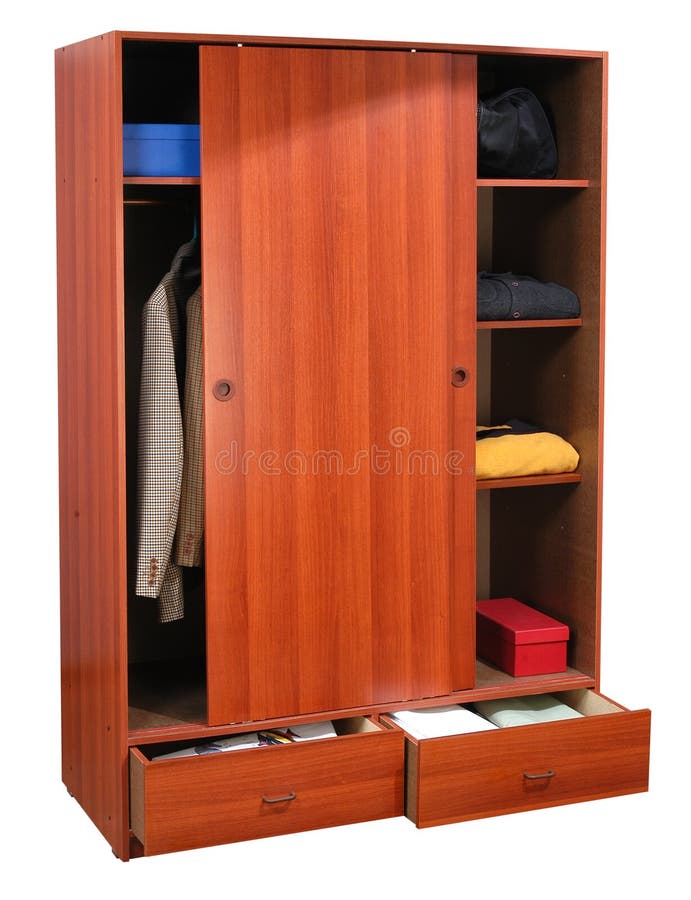 Closet. Isolated stock image. Image of shelf, domestic - 12384965