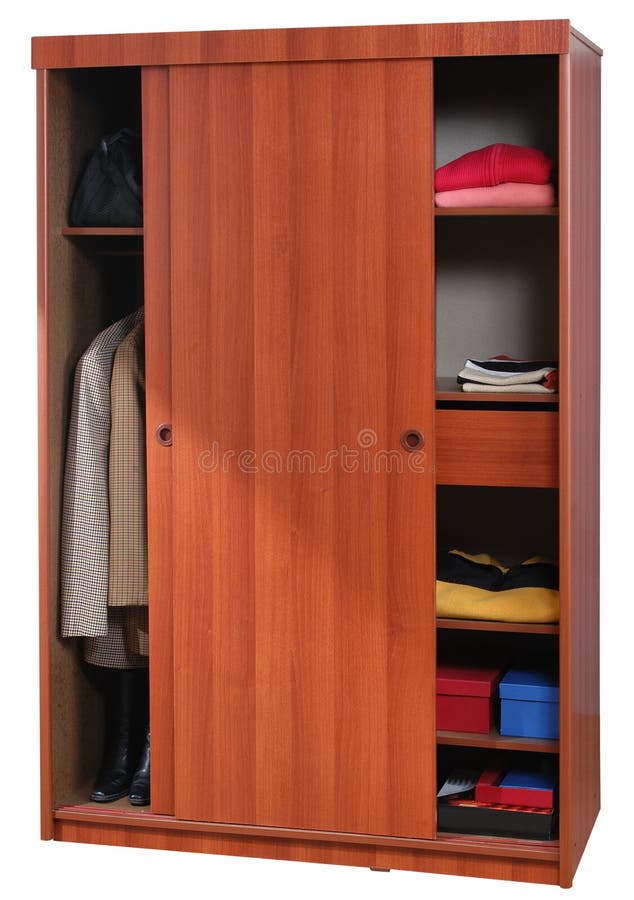 Closet. Isolated stock image. Image of shelf, domestic - 12384965