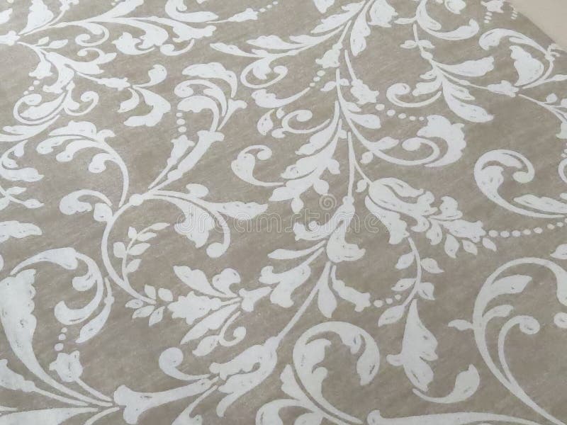 Closeup of Abstract Gray Scroll Patterned Fabric Texture Stock Image ...