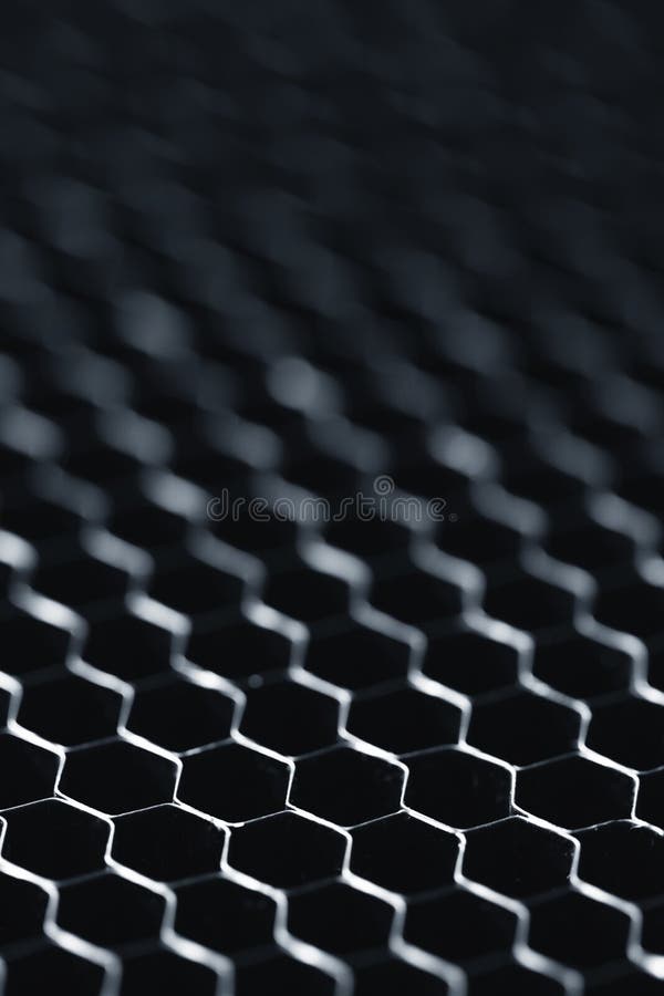 Abstract Hi-tech Surface with a Honeycomb Cells Stock Image - Image of ...