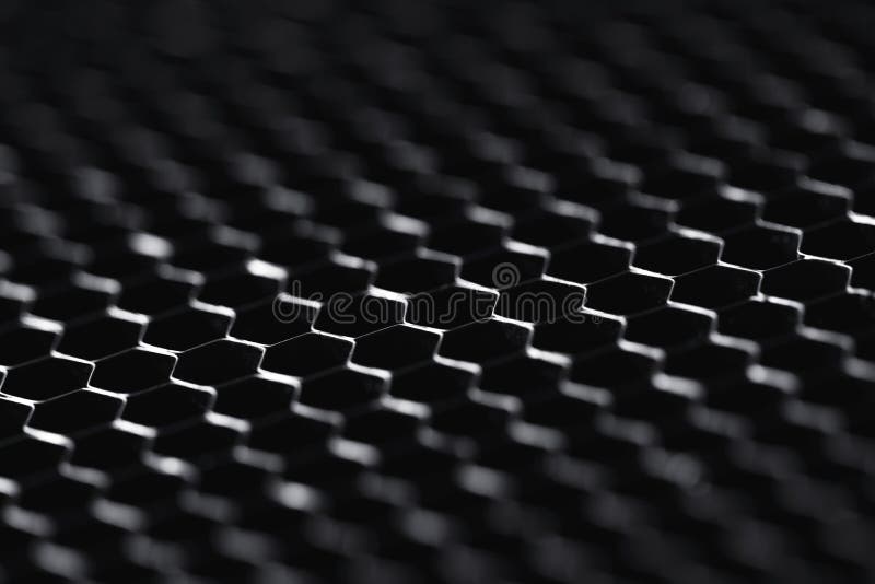 Abstract Hi-tech Surface with a Honeycomb Cells Stock Photo - Image of ...