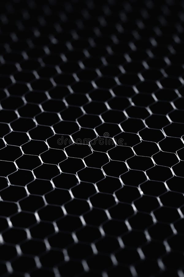 Abstract Hi-tech Surface with a Honeycomb Cells Stock Image - Image of ...