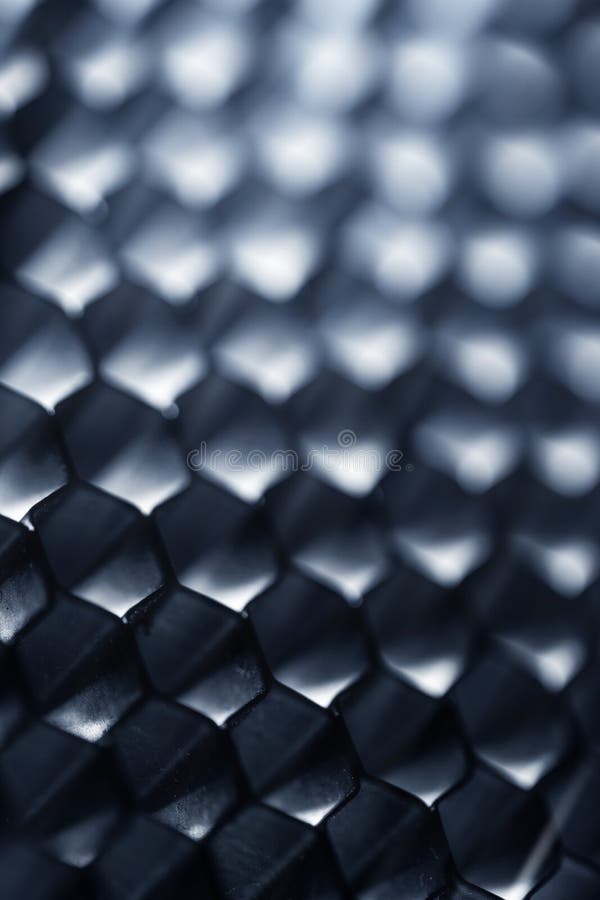 Abstract Hi-tech Surface with a Honeycomb Cells Stock Image - Image of ...