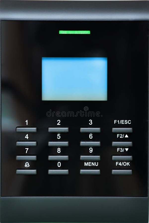 Closeup of Access Control Panel Stock Photo - Image of control, device ...