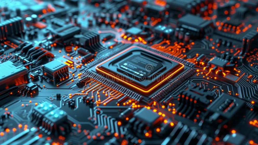 A Closeup of an Advanced Computer Program Controlling and Monitoring ...