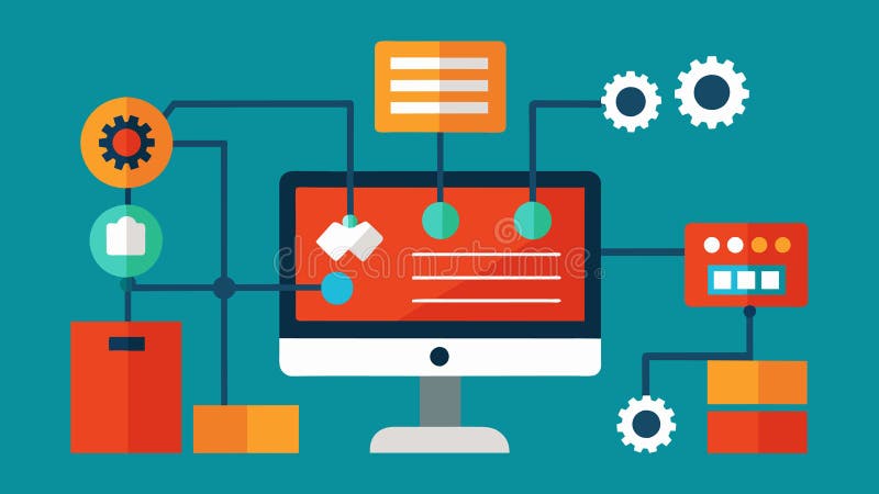 A Closeup of an Advanced Computer Program Controlling and Monitoring ...