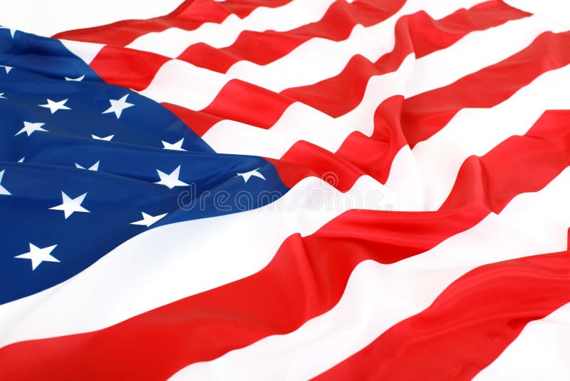 American flag stock image. Image of flowing, isolated - 1197345