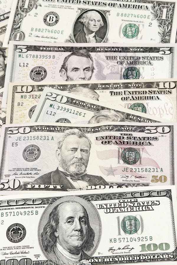 American banknotes stock image. Image of currency, notes - 121073417