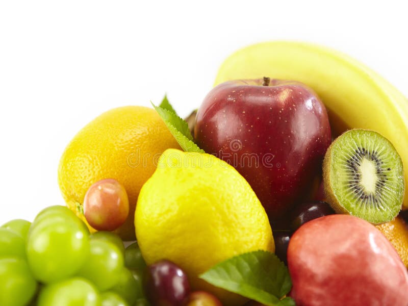Assorted fresh fruits stock image. Image of tasty, seed - 71058487