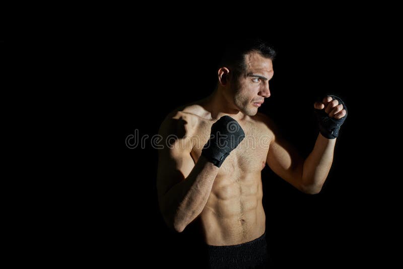 Closeup of an Athletic Boxer Body. Stock Image - Image of fitness ...