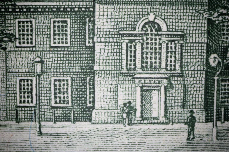 Closeup of Back Side of US 100 Dollar Banknote Stock Photo - Image of ...