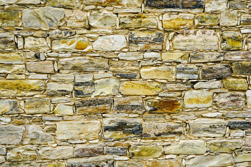 Closeup Background with a Fragment of an Old Limestone Brick Wall Stock ...
