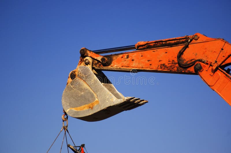 Excavator shovel stock photo. Image of hydraulics, industry - 295194