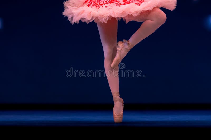 Closeup of Ballerinas Dancing on Stage Stock Image - Image of elegance, legs: 321646293