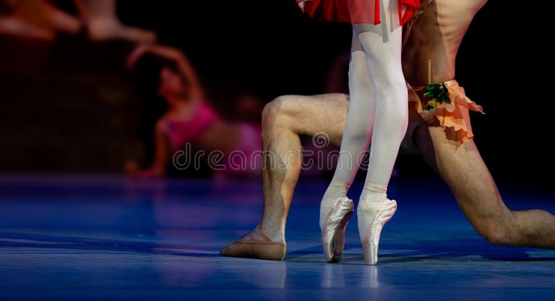 Closeup of Ballerinas Dancing on Stage Stock Image - Image of ballerina, classic: 347781677