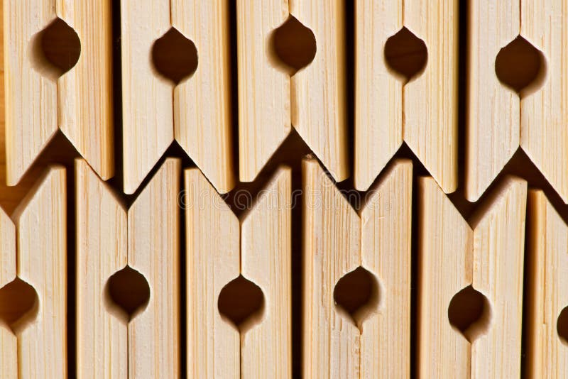 Closeup of bamboo clamp stock photo. Image of hole, clothes - 22114992