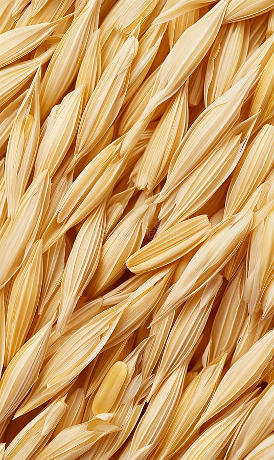 A Closeup of the Barley Texture, Showcasing Its Smooth and Slightly ...