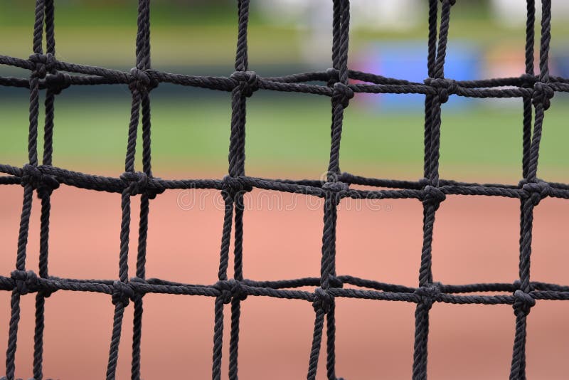 Closeup of a baseball net stock image. Image of unusual - 139034847