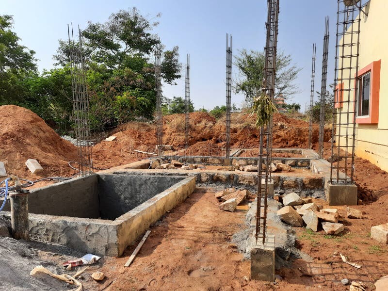 An Exterior Sump Pump Installed Next To A House Stock Photo - Image of ...