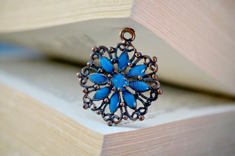 Closeup of a Beautiful Ring Inside Pages of a Book Stock Photo - Image ...