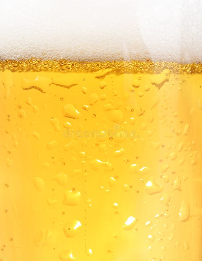 Closeup of beer stock photo. Image of froth, transparent - 6838096