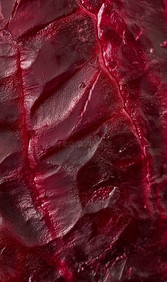 A Closeup of the Beet Texture, Showcasing Its Smooth and Slightly ...