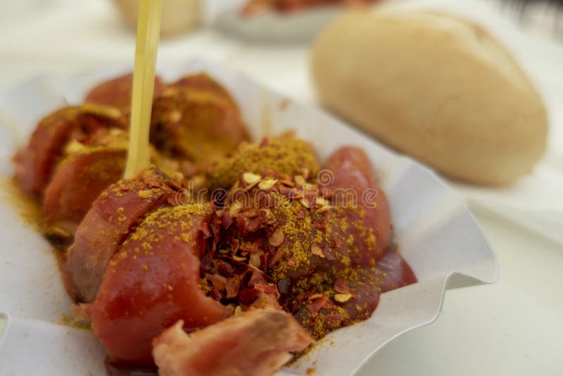 Berlin curry wurst stock photo. Image of delicious, wurst - 22051662
