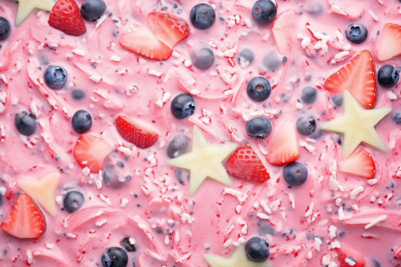 Closeup of Berry Smoothie Texture Stock Image - Image of closeup ...